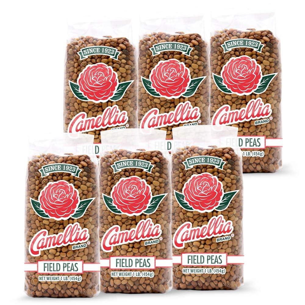 Camellia Brand Dry Field Peas 1lb - 6 Pack - Walmart.com