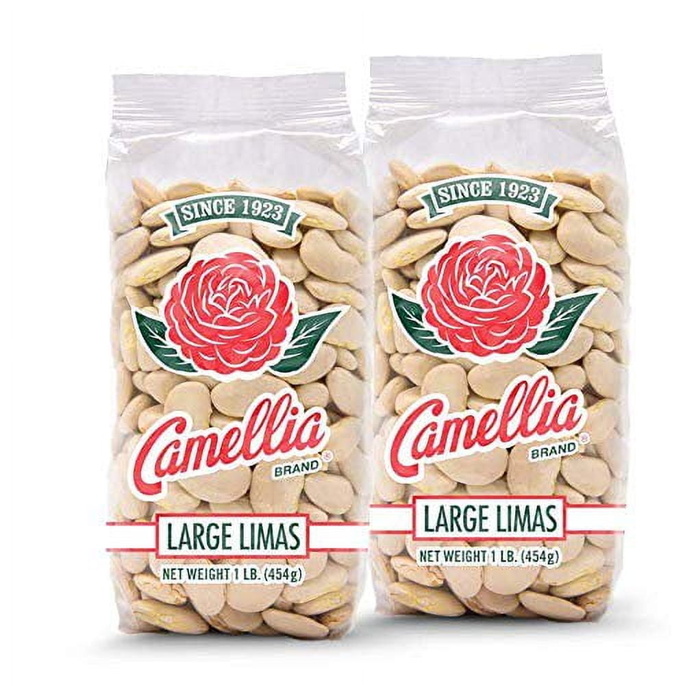 Camellia Large Lima Beans 1lb 2-Pack Dry Butter Beans High Fiber ...