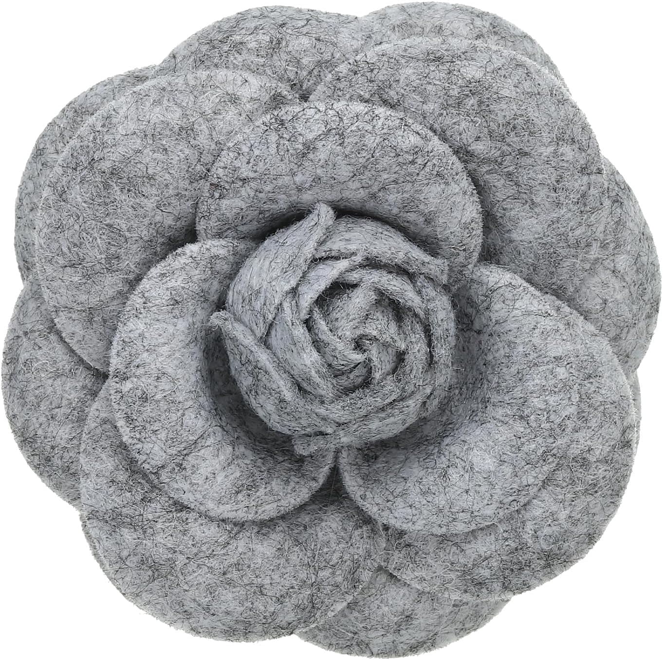 Camellia Flower Brooches, Vintage Fabric Brooches Handmade Floral Pins ...