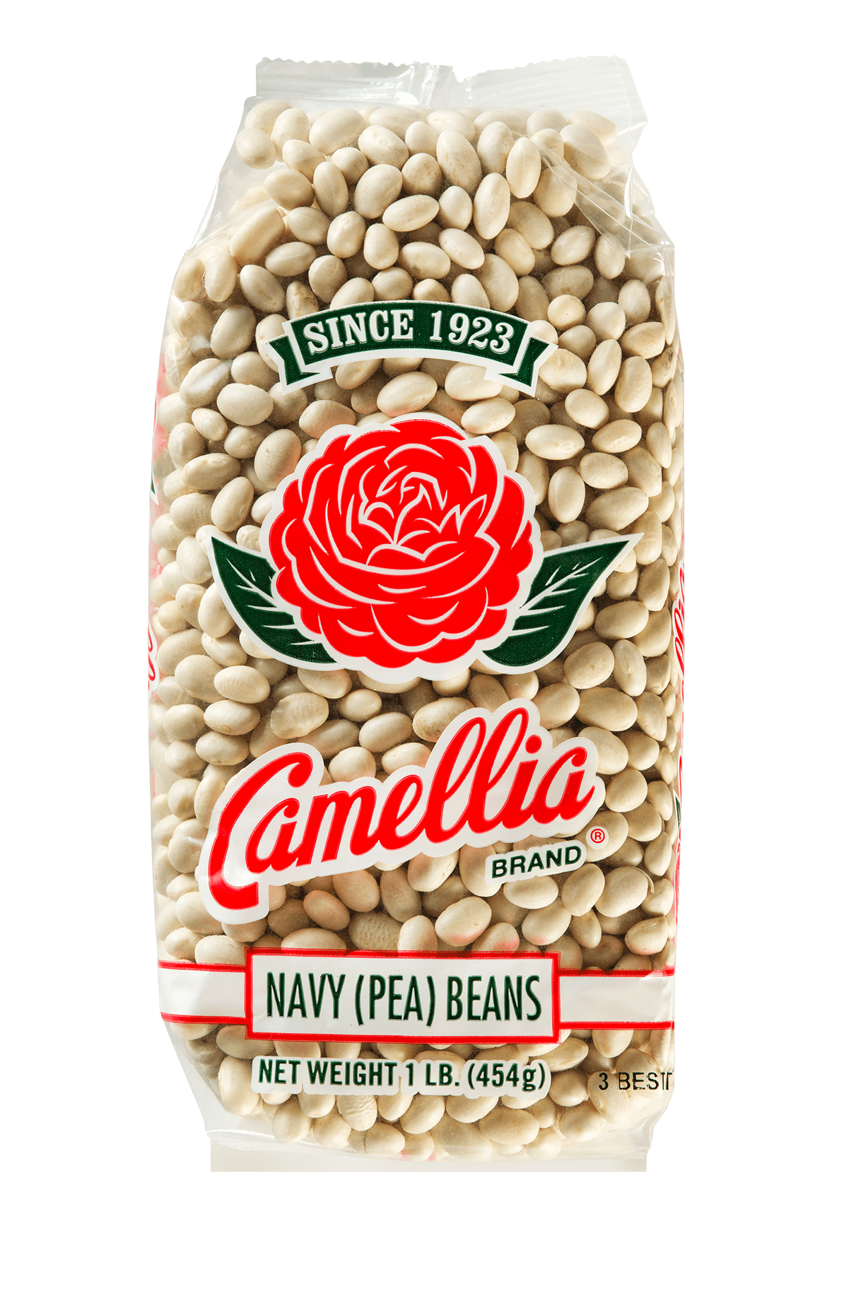 Camellia Navy Pea Beans 1 lb, Premium Dry Beans for Southern Cooking ...