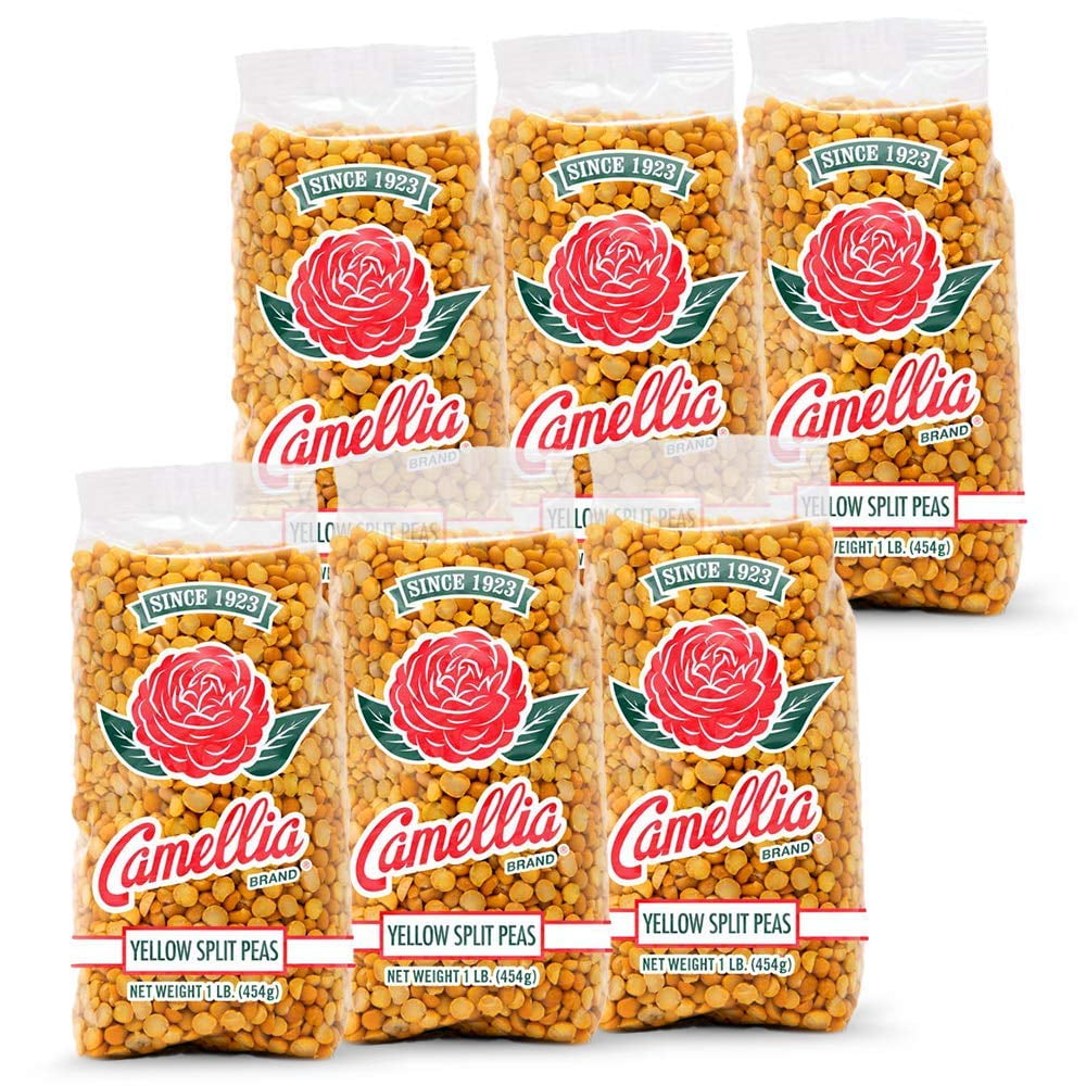 Camellia Yellow Split Peas 1 lb - 6 Pack - Walmart.com