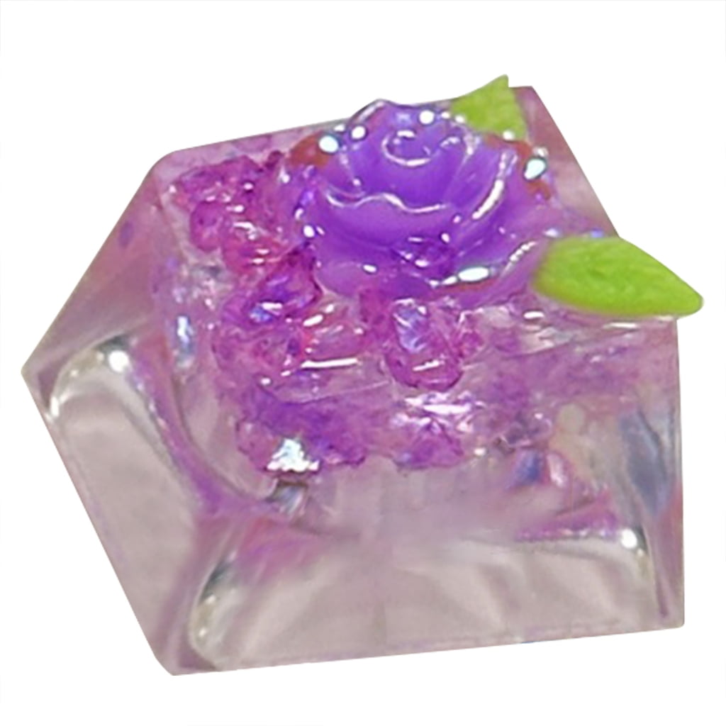 Camellias Flower Pattern Resins Keycap Mechanical Keyboards Keycap ESC ...