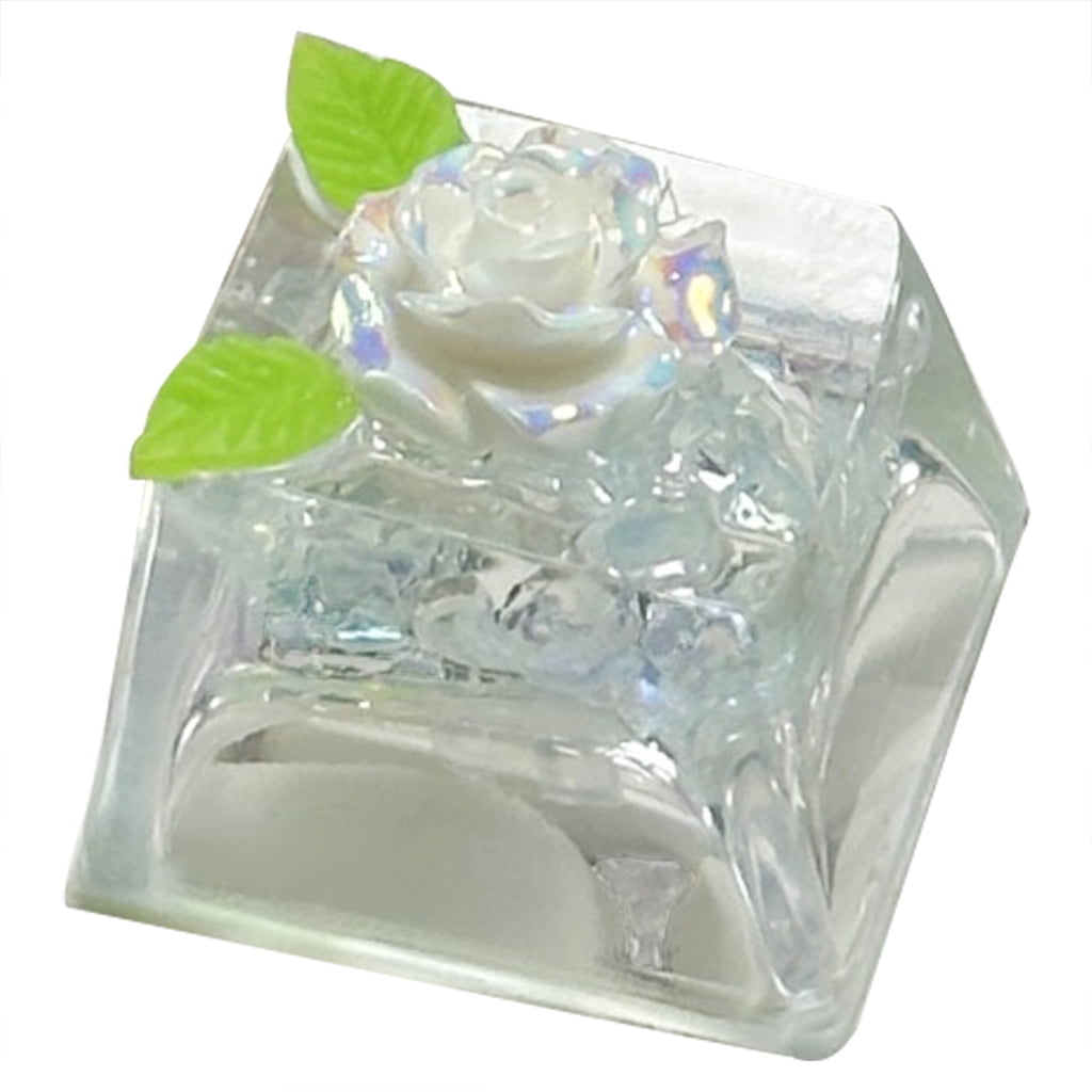 Camellias Flower Pattern Resins Keycap Mechanical Keyboards Keycap ESC ...