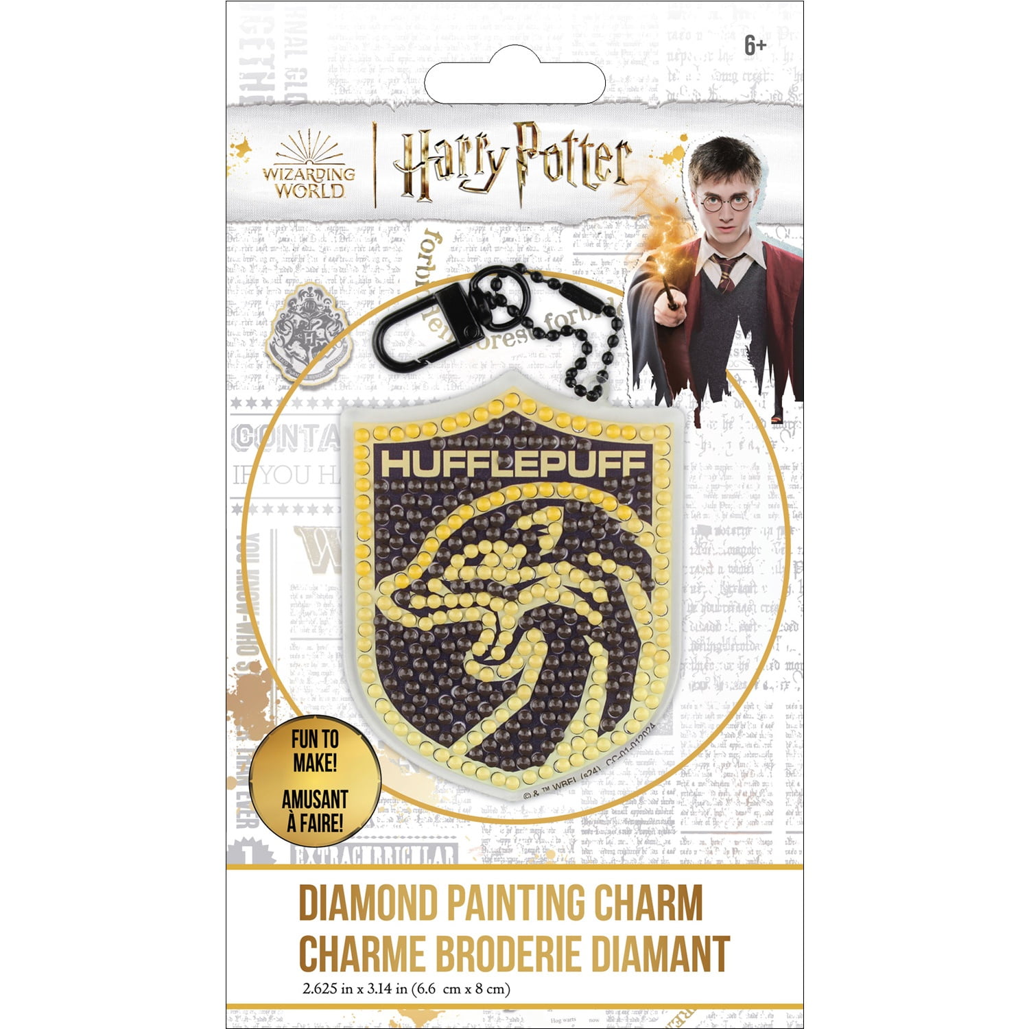 Camelot Dots Diamond Art Kit 2.625"X3.14" -Harry Potter Hufflepuff ...