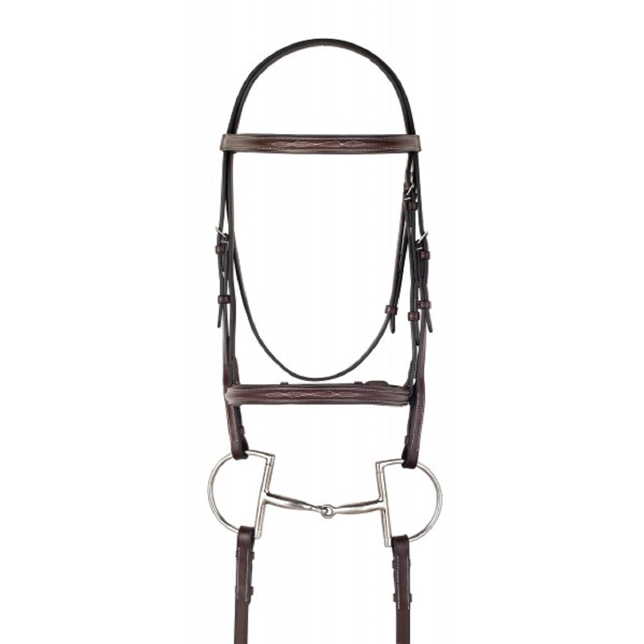 Camelot® Gold™ Fancy Stitched Raised Padded Bridle w/ Laced Reins ...