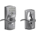 Camelot Keypad Lock with Lever Handle, Electronic Keyless Door Entry ...