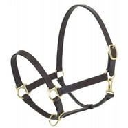 Rambo Micklem Leather Halter Standard Black - Walmart.com