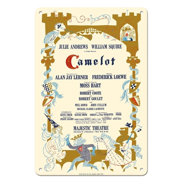 Camelot - Starring Julie Andrews and William Squire - Vintage Broadway ...