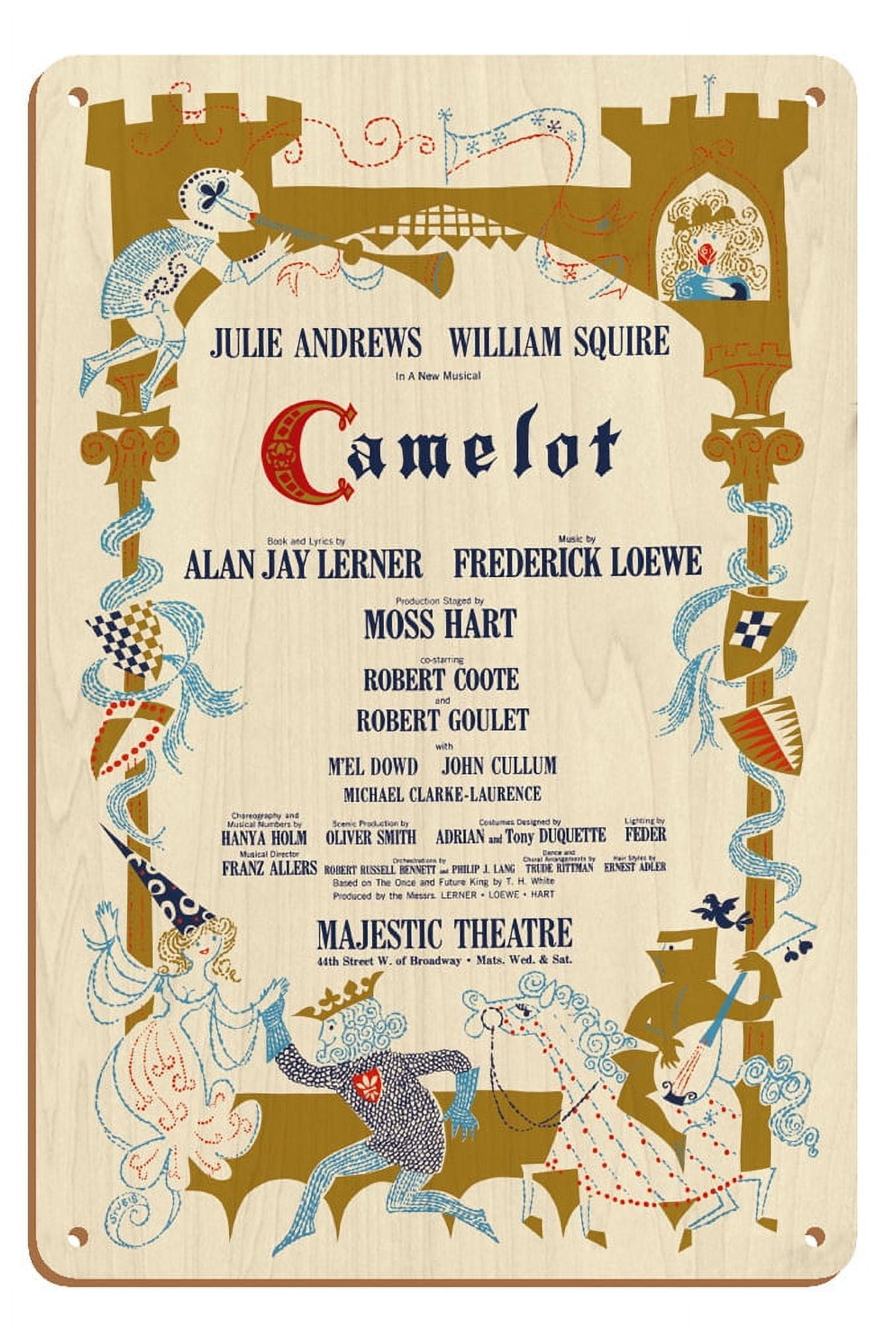Camelot - Starring Julie Andrews and William Squire - Vintage Broadway ...