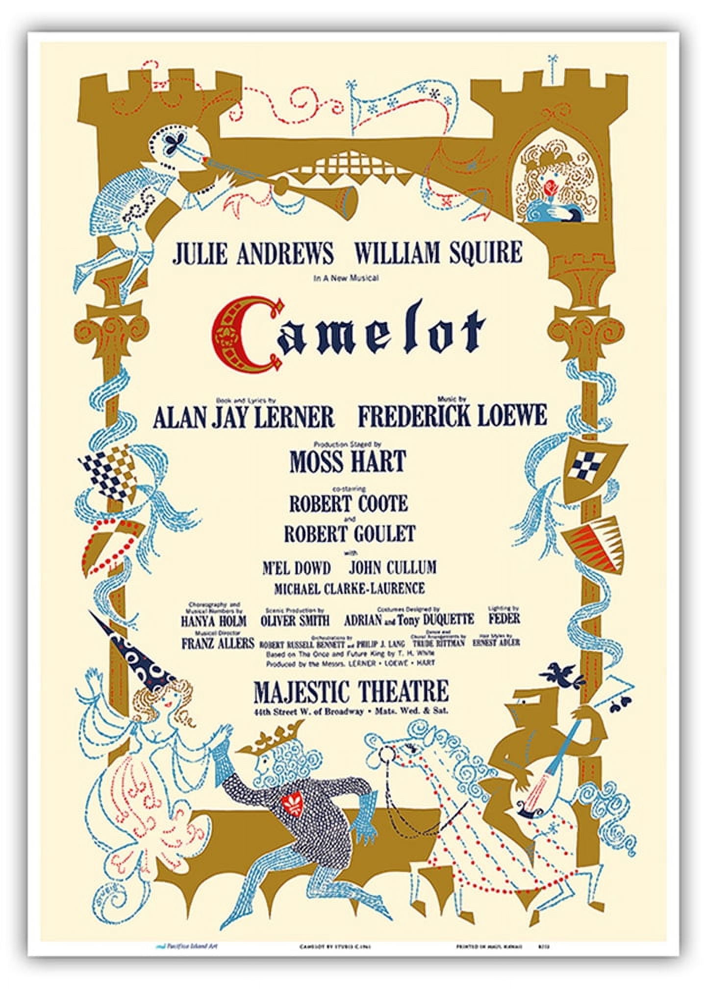 Camelot - Starring Julie Andrews and William Squire - Vintage Broadway ...