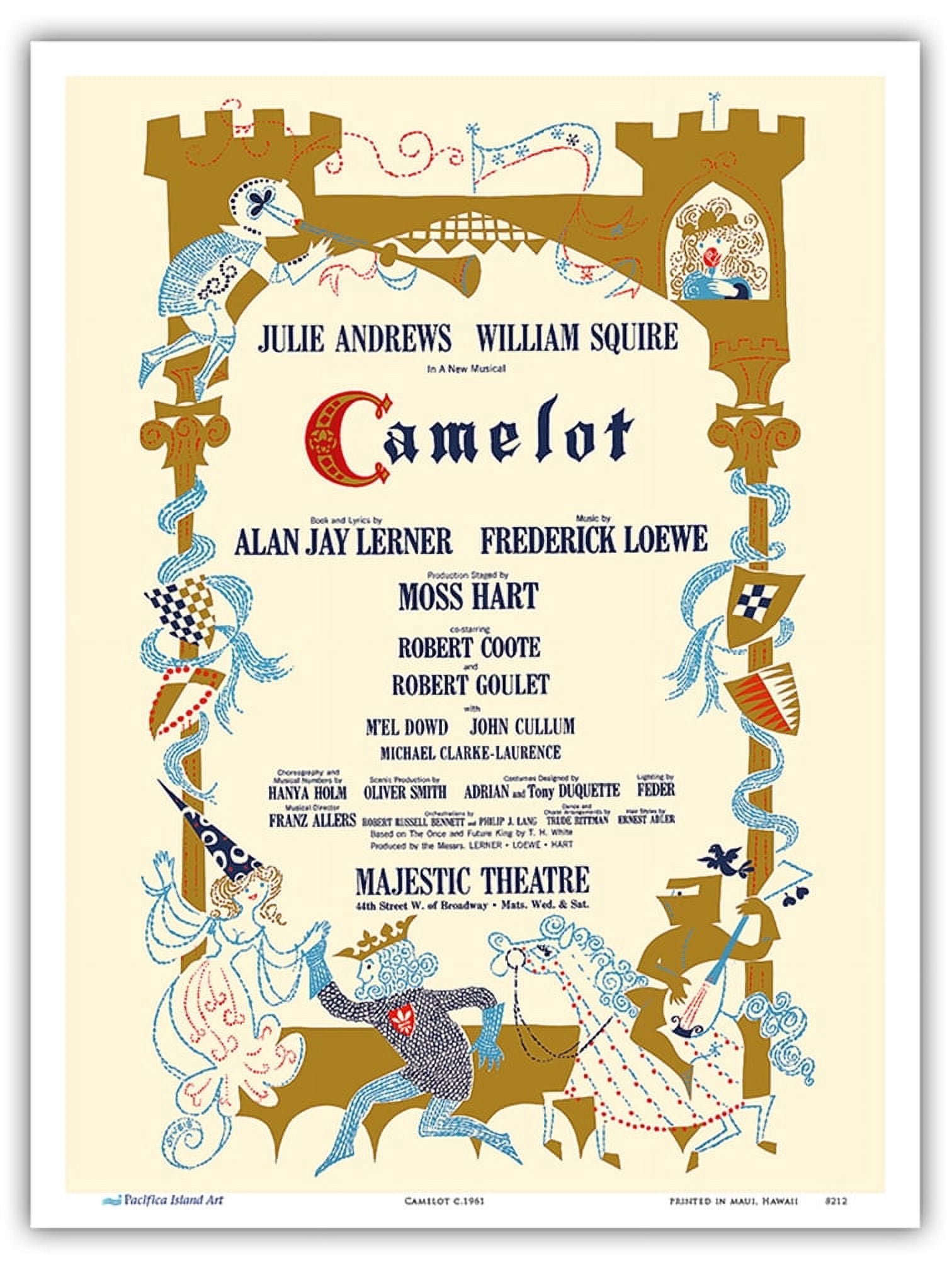 Camelot - Starring Julie Andrews and William Squire - Vintage Broadway ...