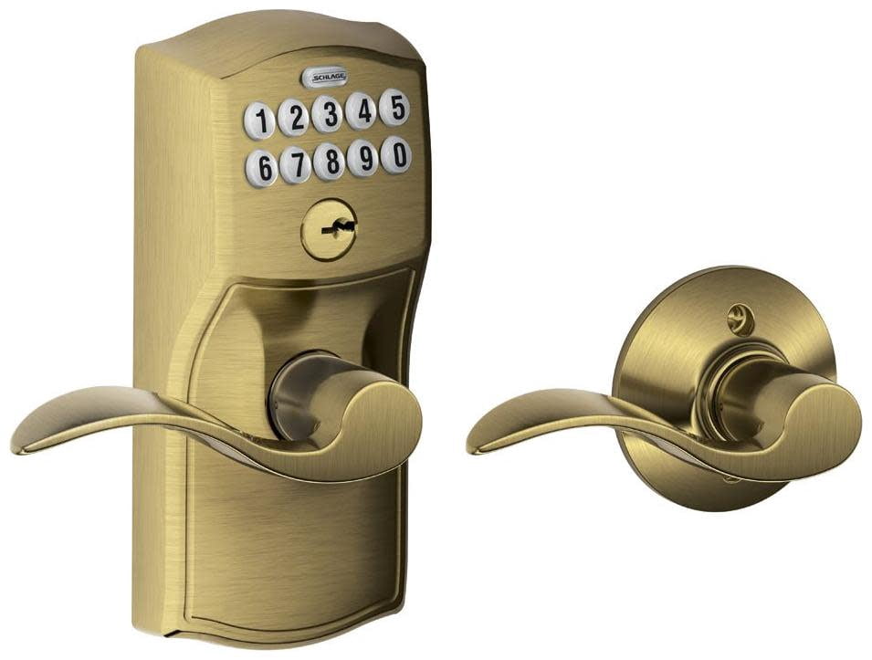 SCHLAGE FE575 CAM 609 ACC Camelot Keypad Entry with Auto-Lock and ...