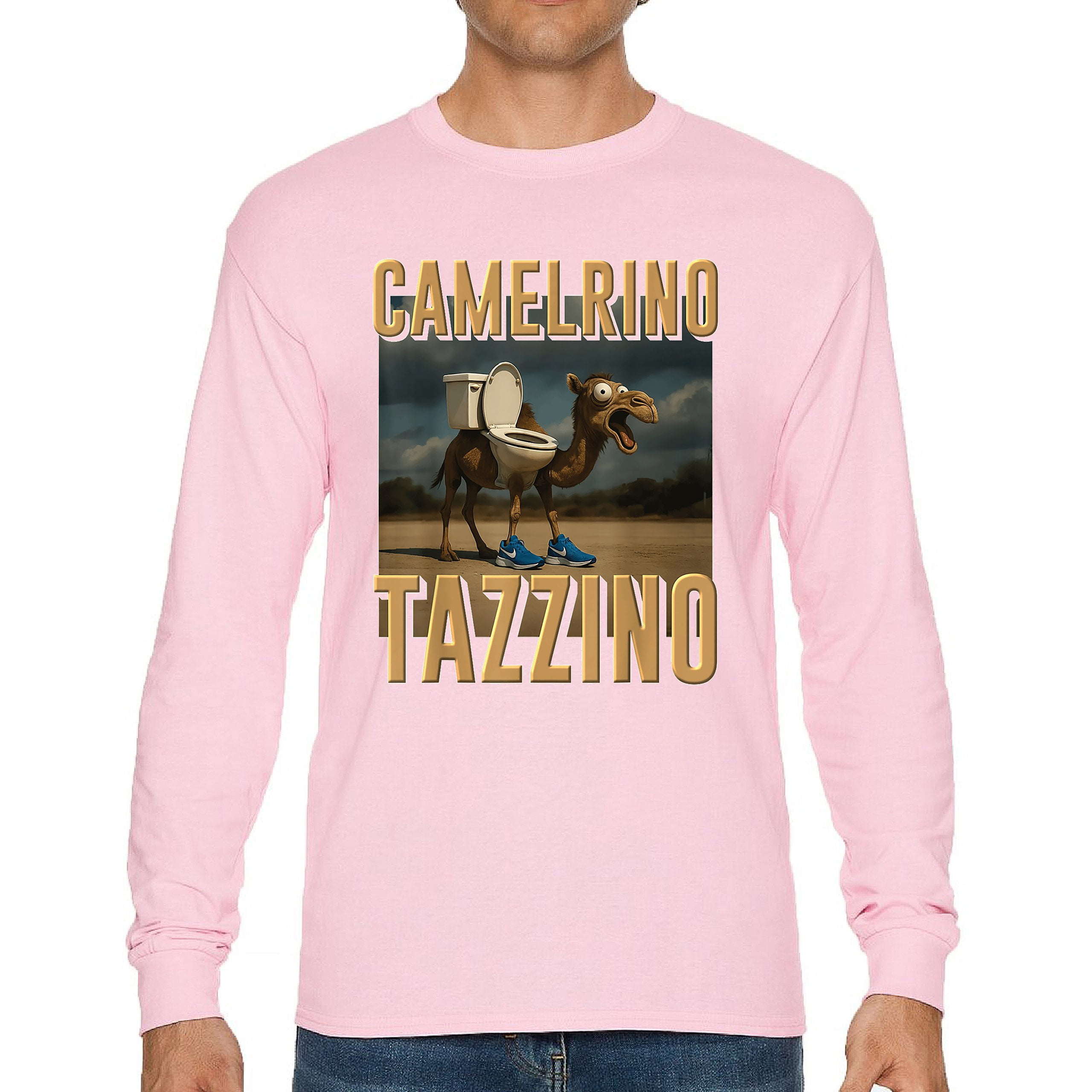 Camelrino Tazzino Long Sleeve T-shirt Funny Italian Brainrot Gen Z ...