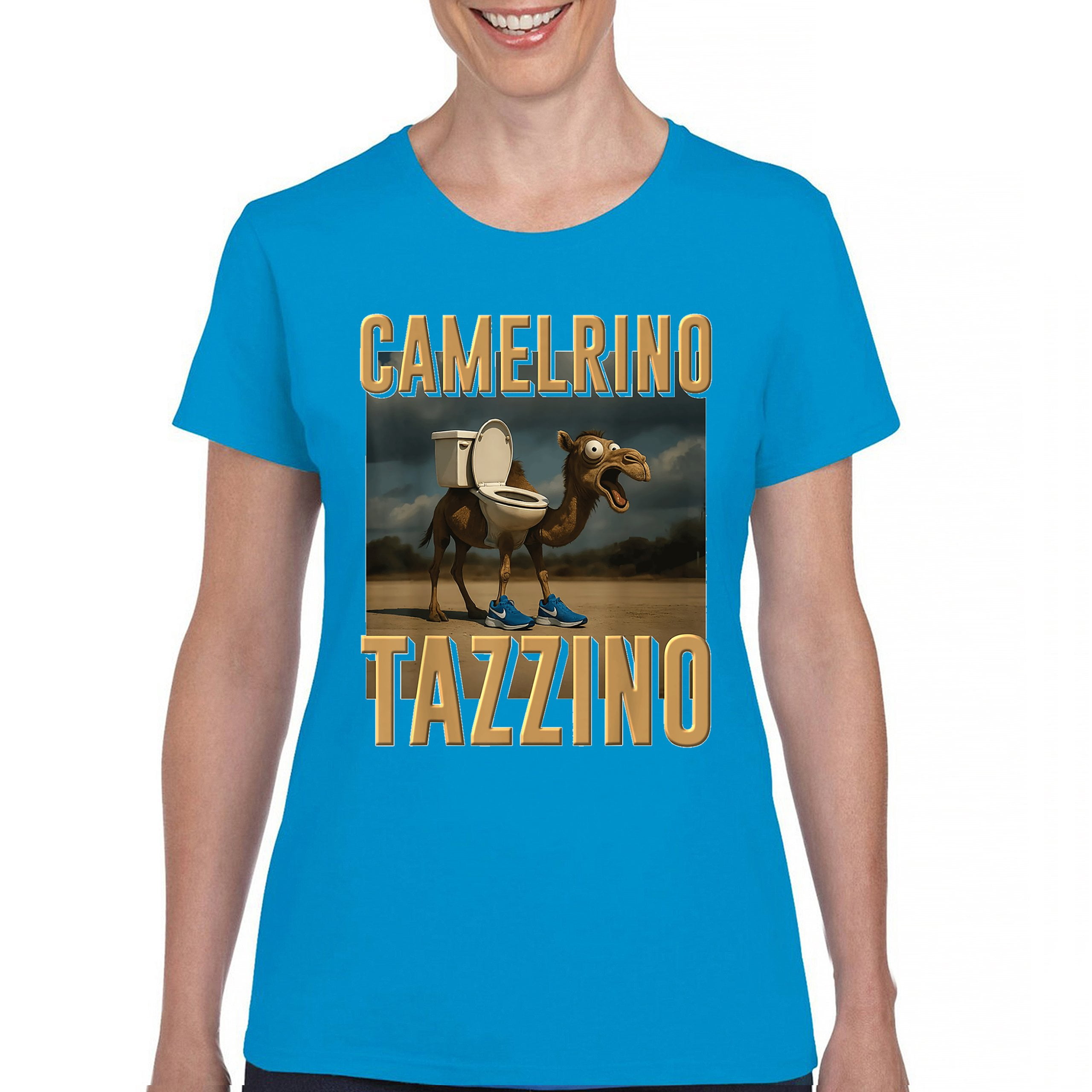 Camelrino Tazzino T-Shirt Funny Italian Brainrot Gen Z Alpha Meme Women ...