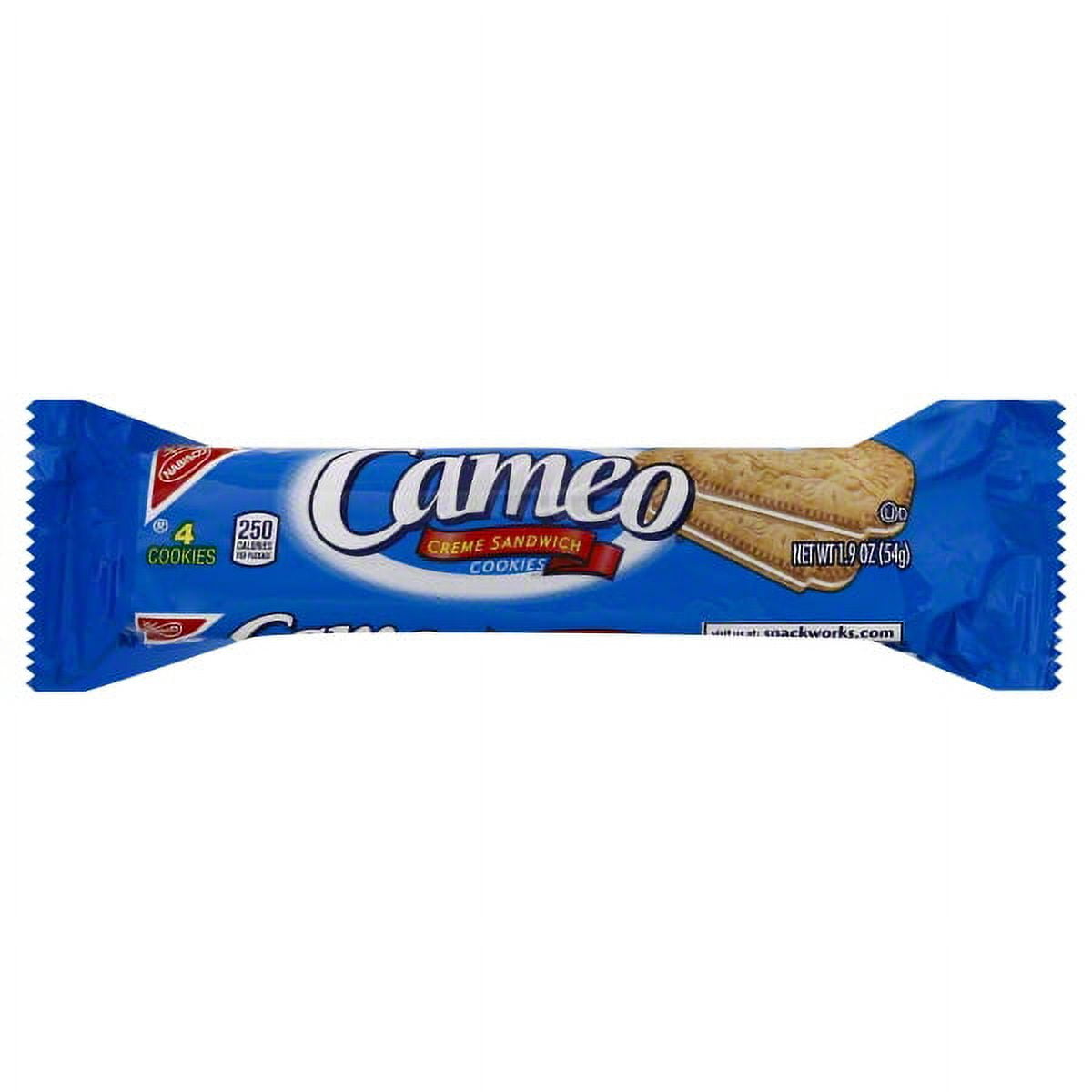 Cameo Crunchy Creme Sandwich Cookies, Baked, 1.9 oz, 4 Count Shelf ...
