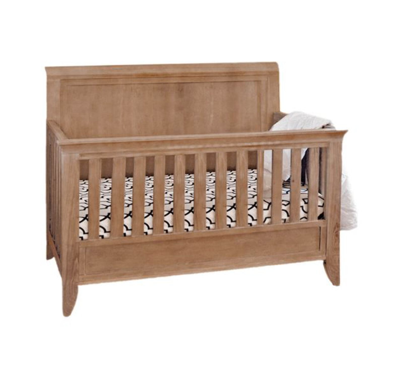 Cameo Sleigh 4-in-1 Convertible Crib - Walmart.com