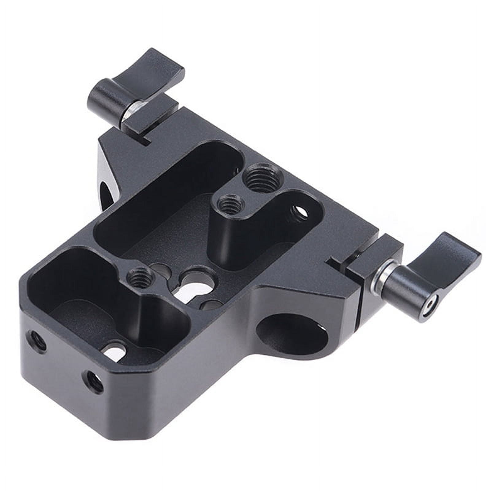 Camera 15mm Double Hole Pipe Clamp Pan Tilt Accessory Base Quick ...