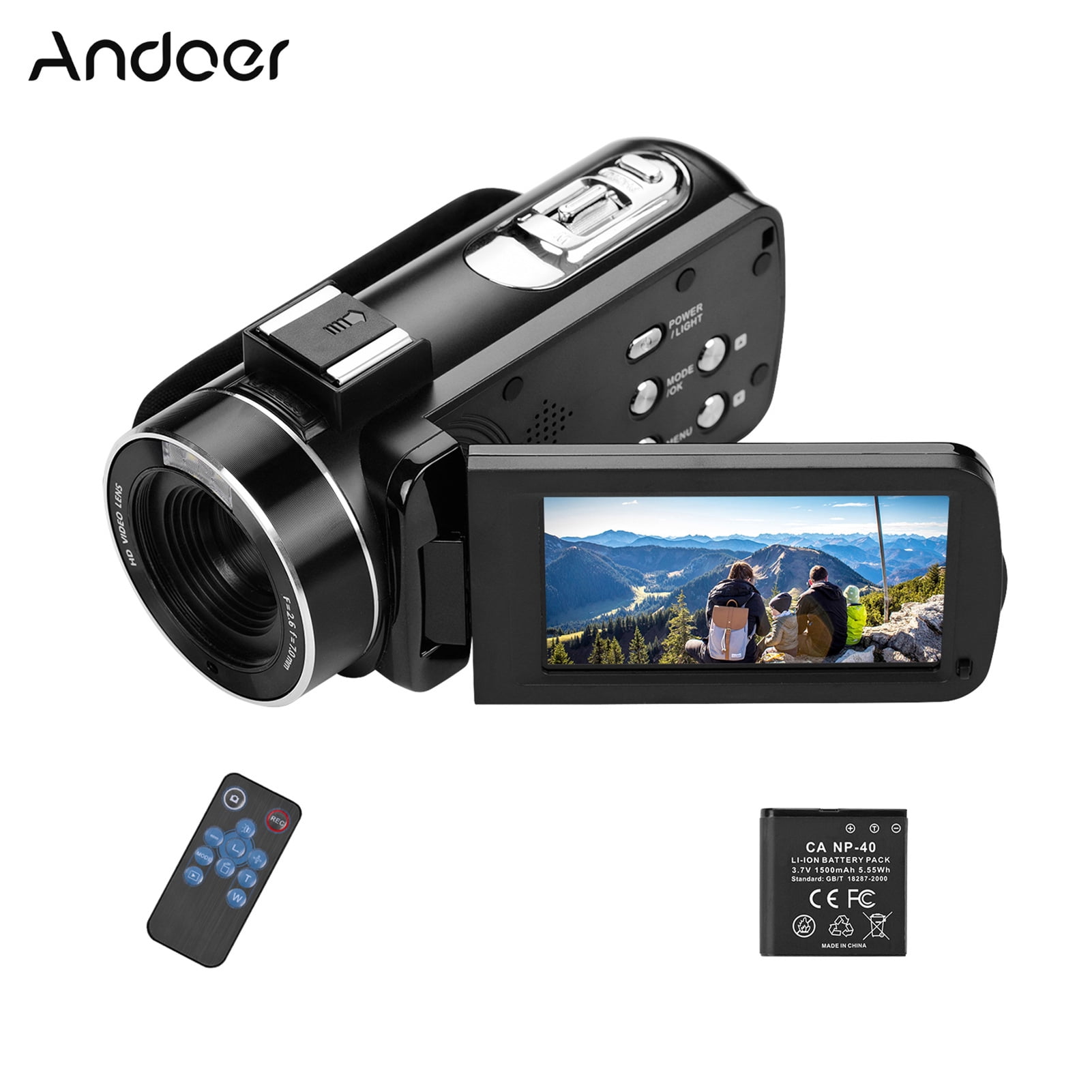 Camera 4K Handheld DV Camera 3.0 Inch IPS Anti Shaking Digital Video ...