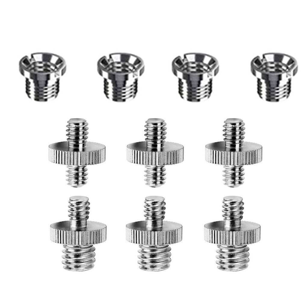Camera Accessories Durable 1/4" Male to 1/4" Male Threaded Adapter 1/4 ...