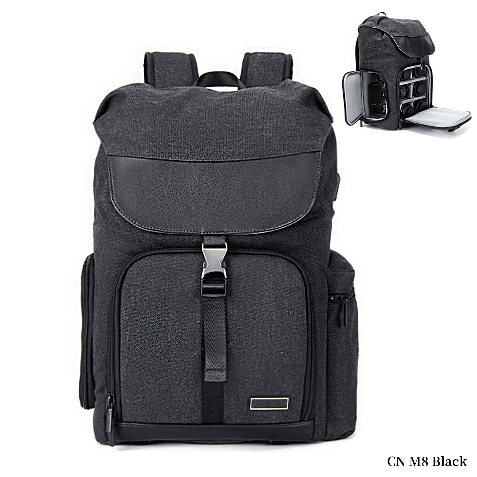 Camera Backpacks for Photographers, Large Camera Backpack, Canvas Dslr ...