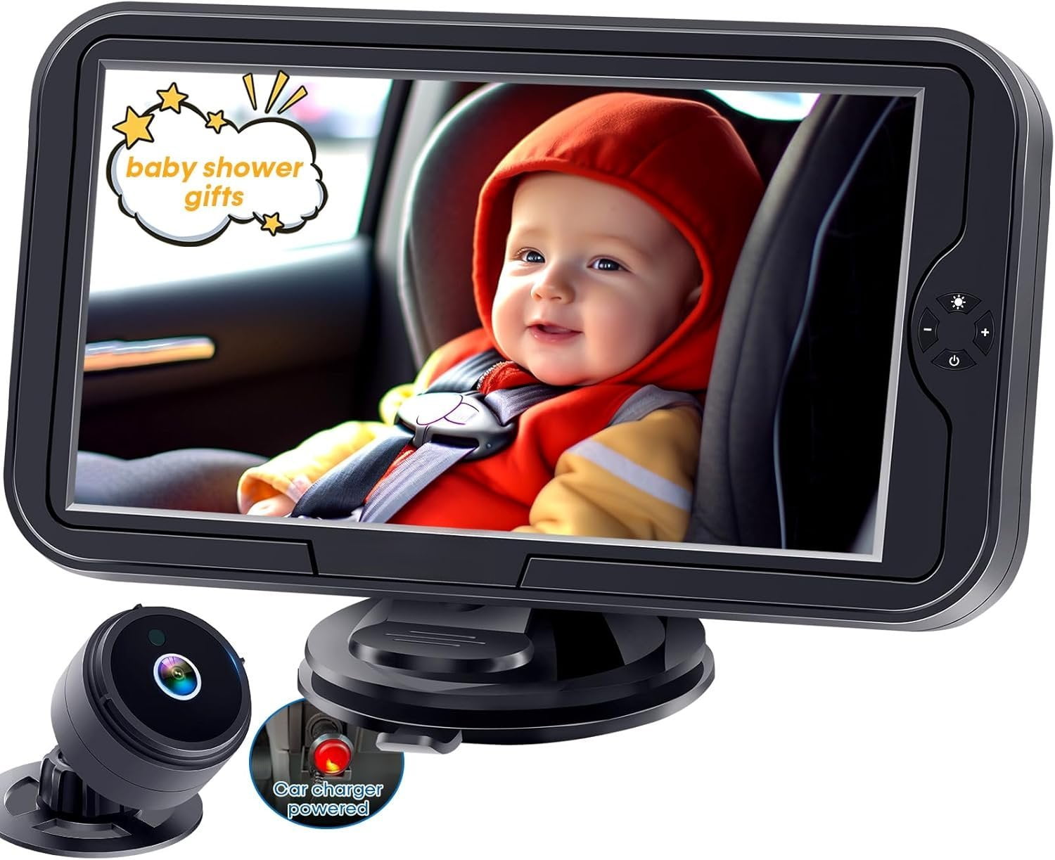 Camera for Backseat 1080P - Plug and Play, Night Vision, Easy to ...