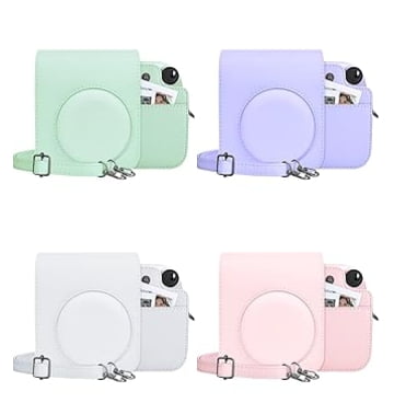Camera Bag, Leather Bag, Fits for Fujifilm, Instax Mini 12 Instant Film ...