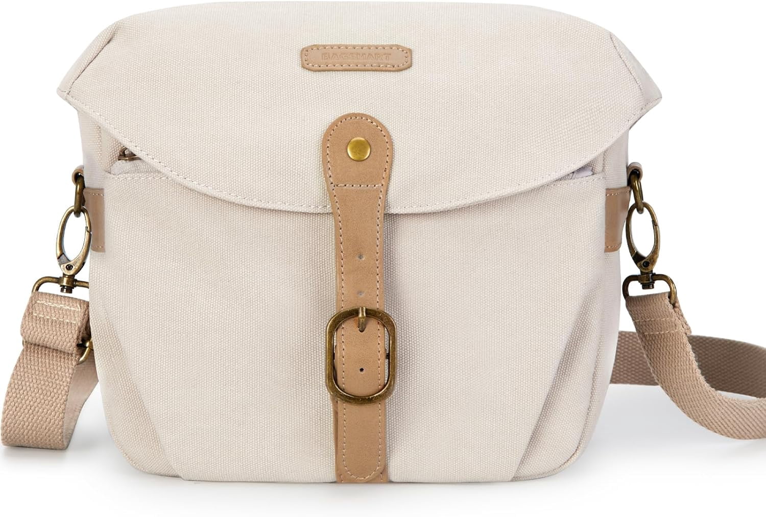 Camera Bag, SLR DSLR Canvas Crossbody Case, Compact Shoulder Bag with ...