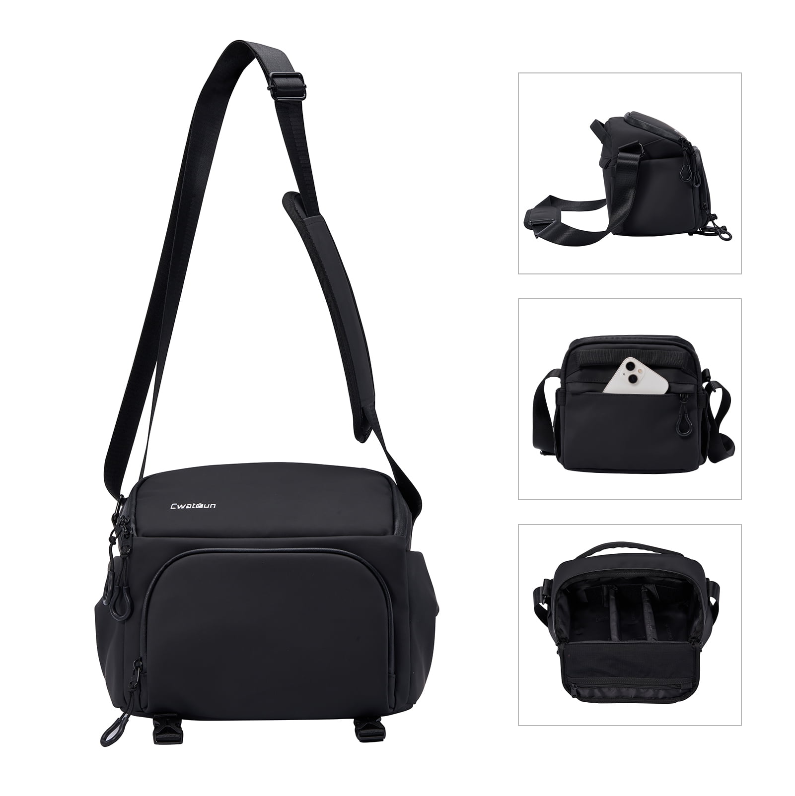 Camera Bag Travel Camera Shoulder Bag Available for 1 Camera + 2 Lenses ...