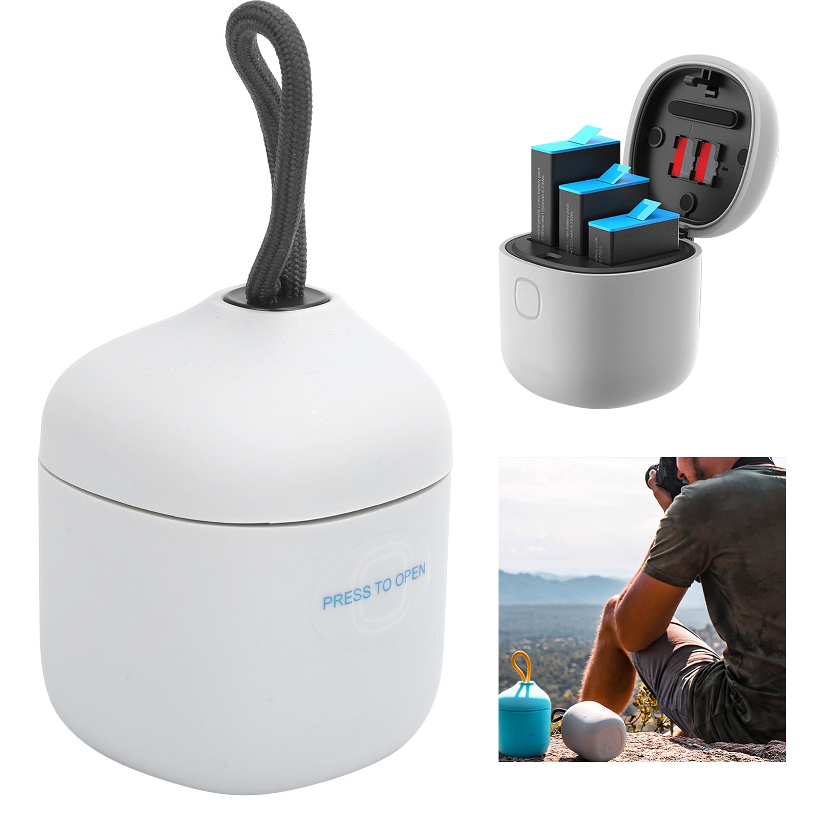 Camera Battery Charging Box§camera Battery Storage Charging Box§card ...