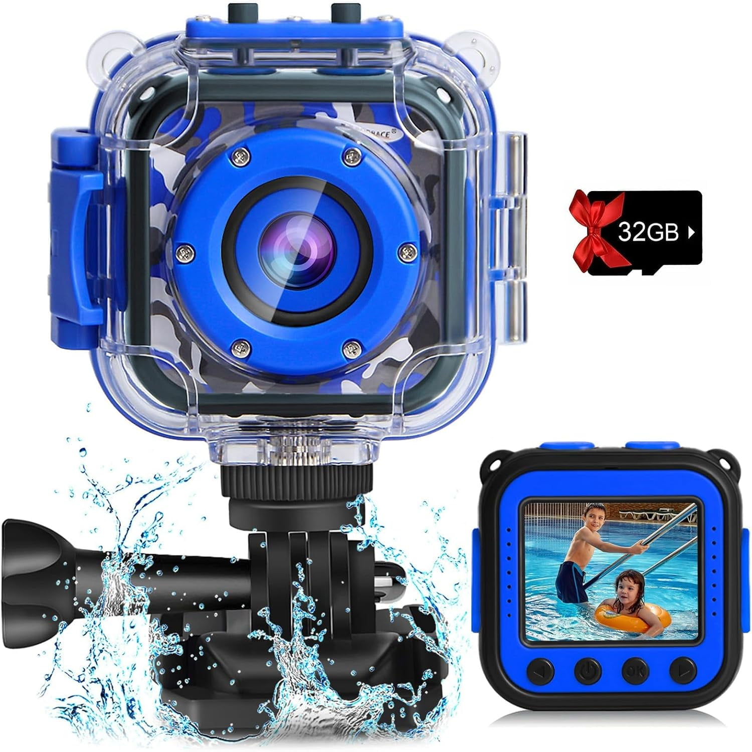 Camera - Birthday for 3-12 Year Old Boys 1080P Underwater Video Camera ...