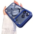 Camera Bracket Shockproof Clear Magnetic Phone Case for iPhone ...