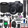 Camera Bundle for Canon EOS R5 Mirrorless Camera with RF 24-105mm f/4-7 ...