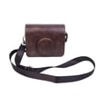 Camera Case PU Leather Soft Cover Bag for Film Camera Bag with Shoulder ...