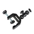 Camera Clamp Mount C Clamp with 1/4inch Screw Arm for LED Video Lights ...