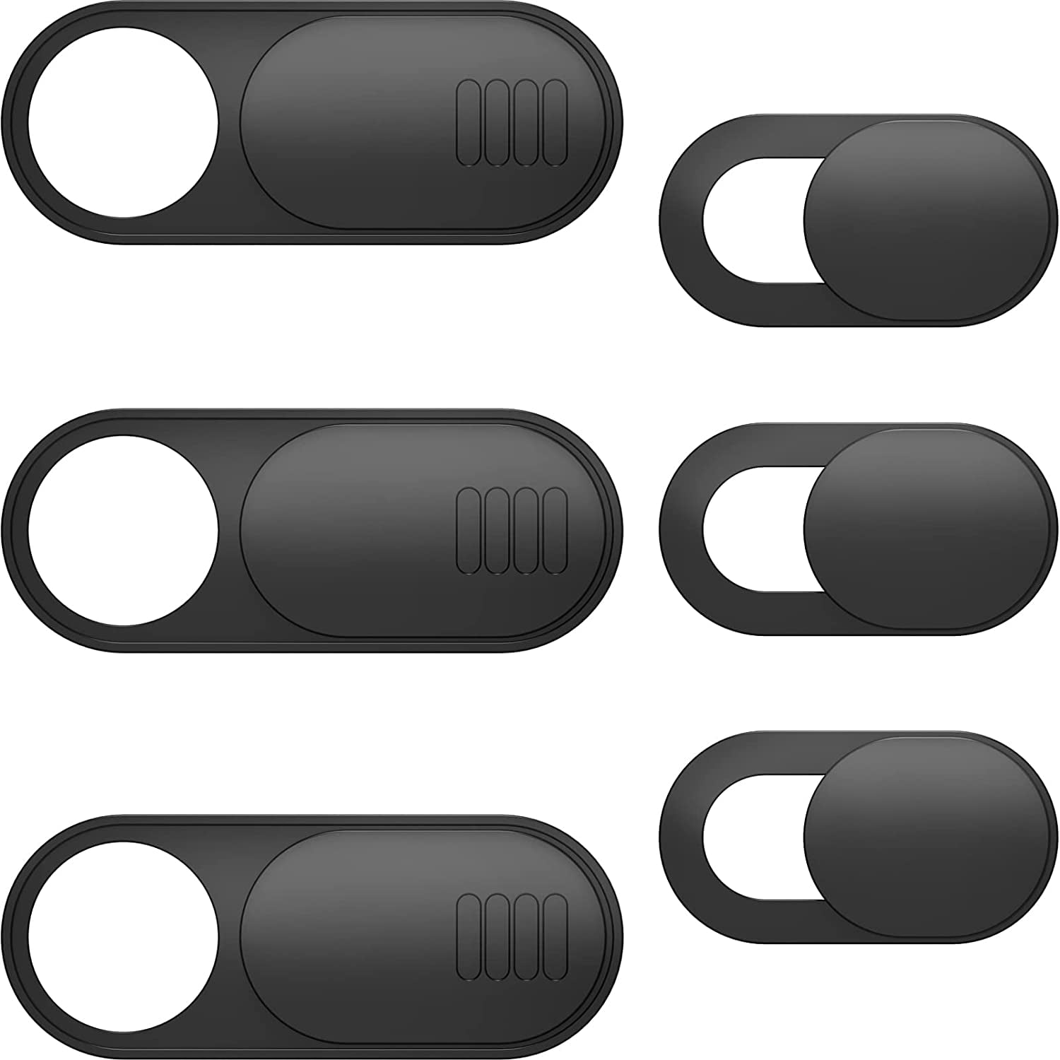 Camera Cover Slide 6PCS, 2 Size Thin Webcam Cover Blocker, Large for ...