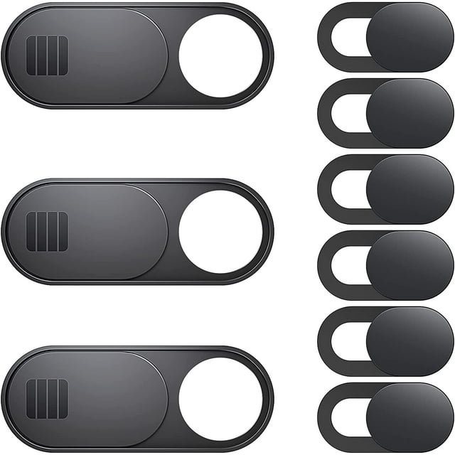 Camera Cover Slide 9 Pack(3 Large + 6 Small) Webcam Cover Fit Most ...
