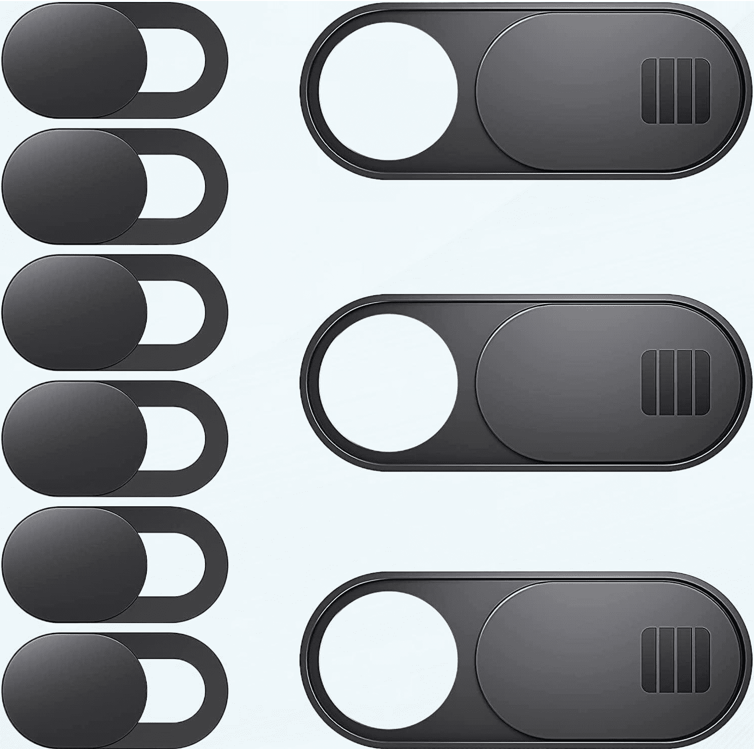 Camera Cover Slide 9 Pack(3 Large + 6 Small) Webcam Cover Fit Most ...
