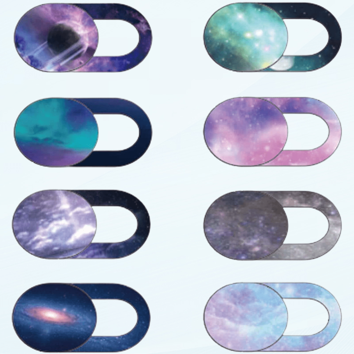 Camera Cover Slide Webcam Blocker 8 Packs, Thin Camera Privacy ...