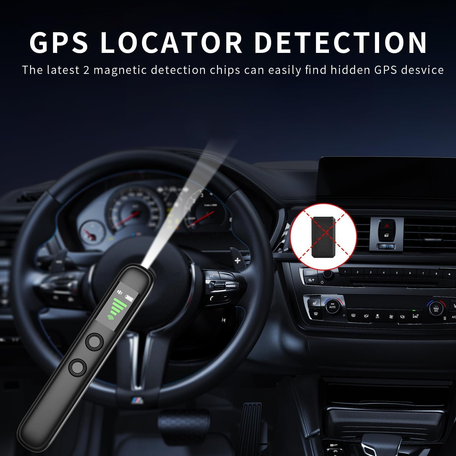 Camera Detectors Spy Rf Signal Scanner 5 Levels Sensitivity Bug Detector 36h Work For Hotels