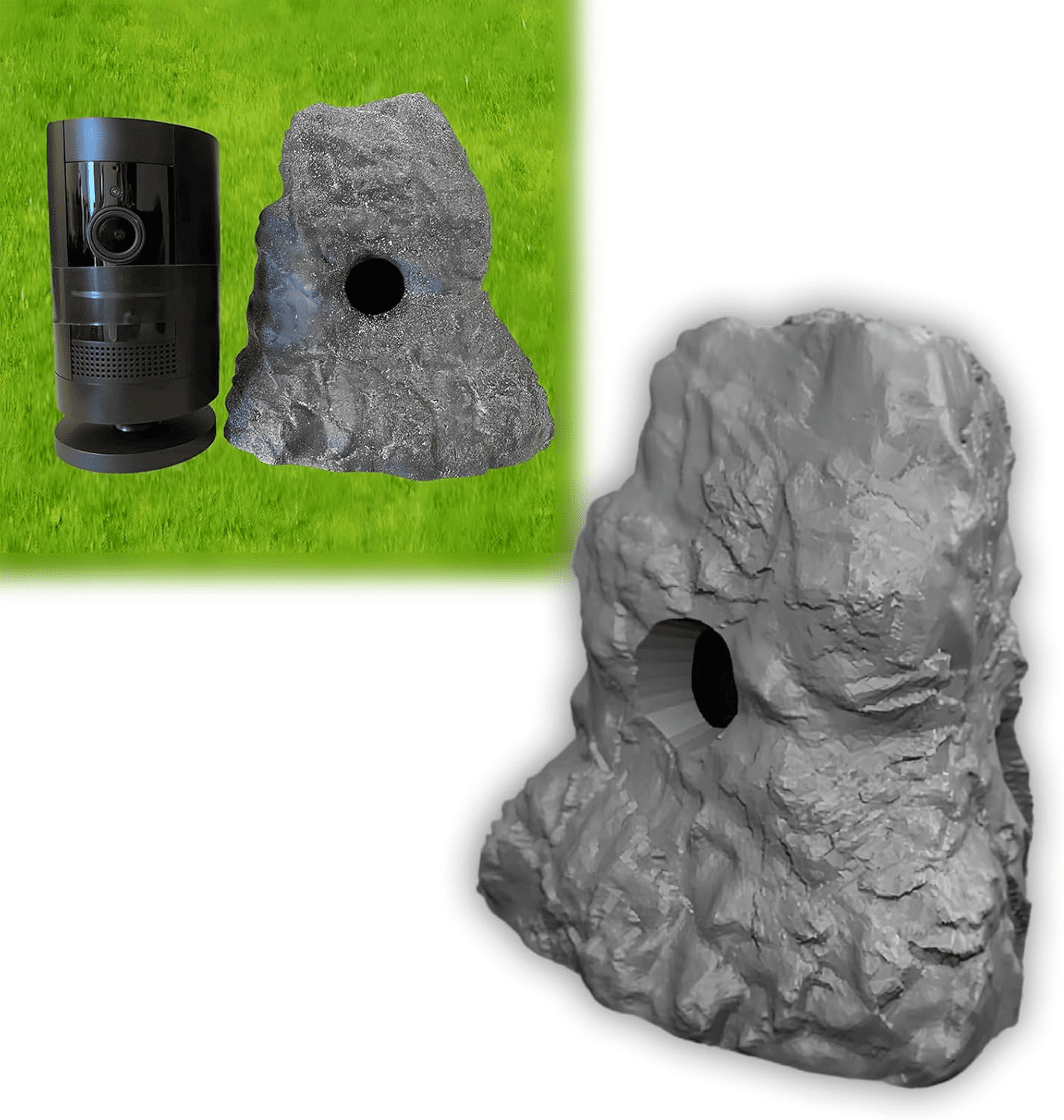 Camera Disguise Stone Compatible with Ring Security Cameras, Outdoor ...