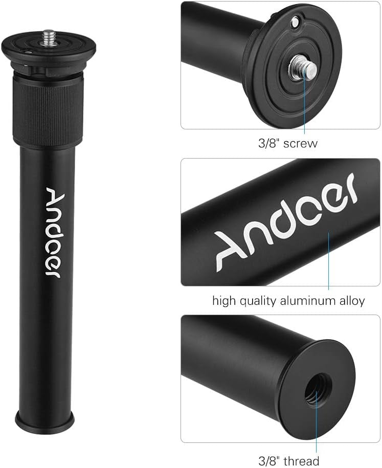 Camera Extension Pole, Extendible Tripod Center Column Shaft Aluminum ...