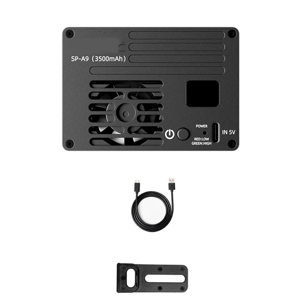 Camera External Cooling Fan Overheats Prevention Rechargeable Battery ...