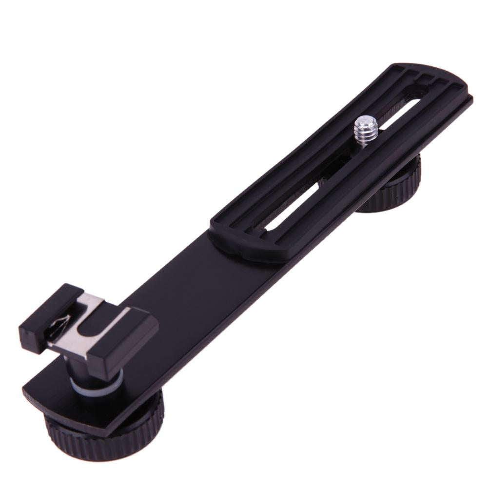 Camera Flash Bracket Hot Shoe Arm Bracket Tripod Stand Holder For DSLR ...