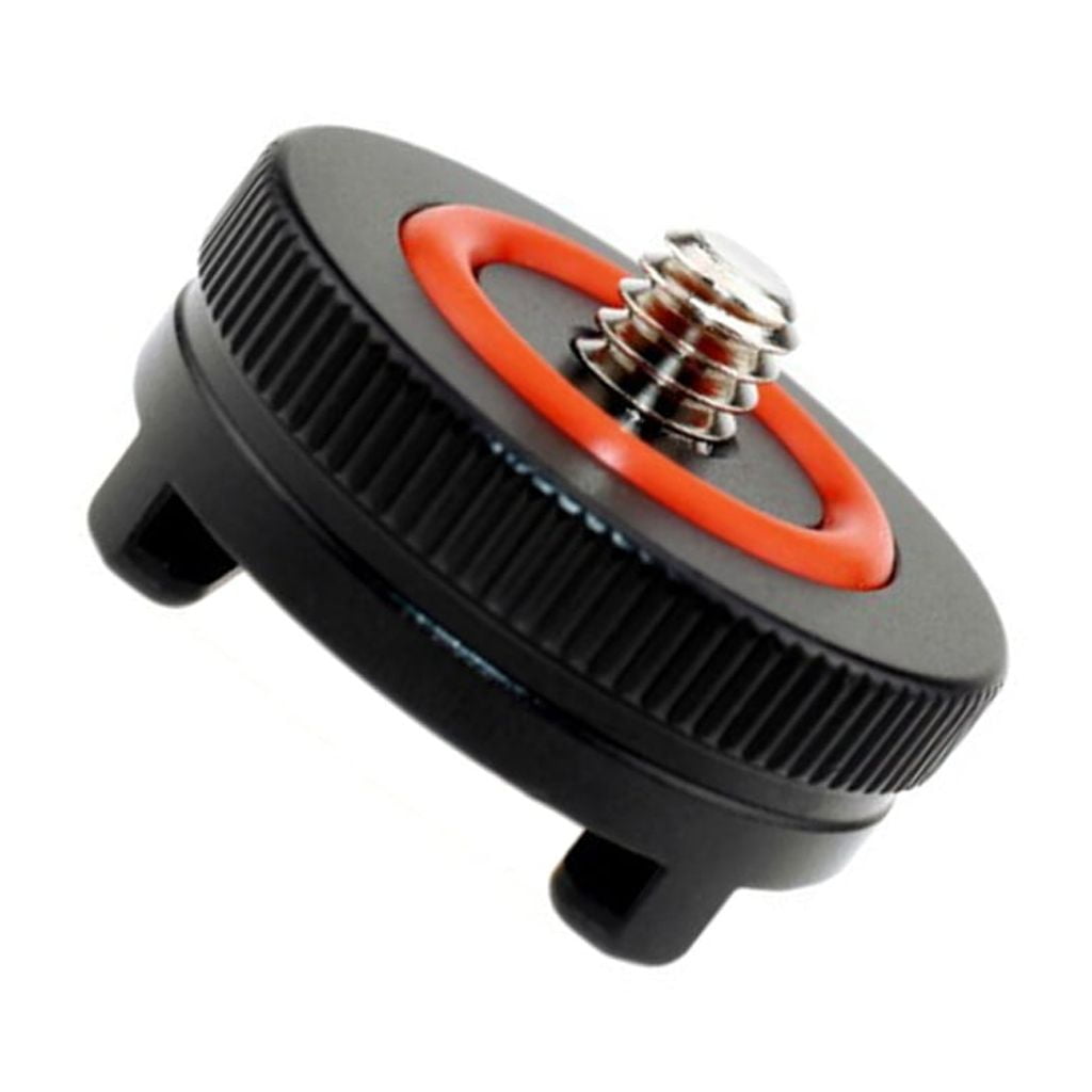 Camera Flash Shoe Mount Adapter with 1/4" Tripod Thread for DSLR Camera ...