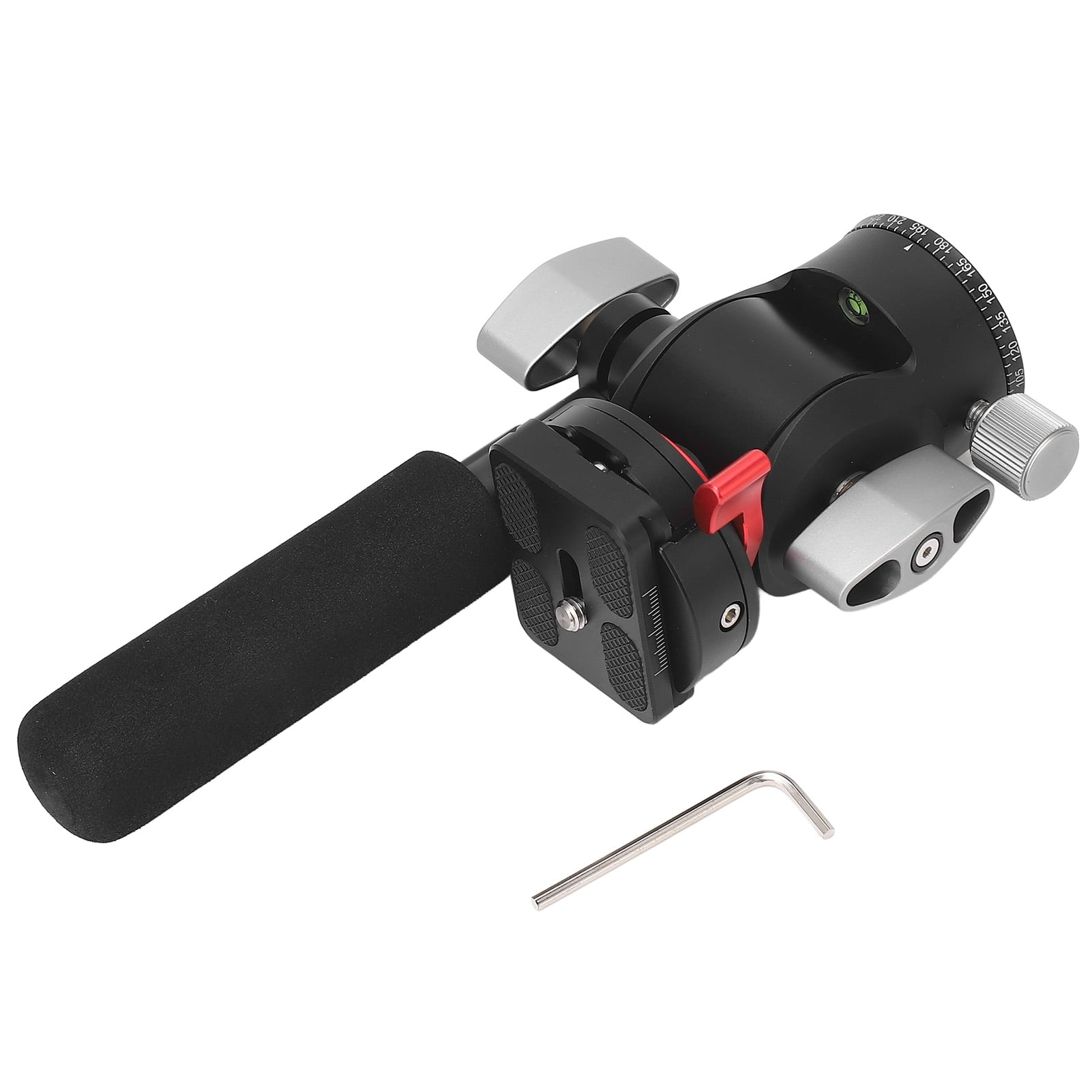 Camera Fluid Tripod Head with Quick Release Plate Handle Load Up To 2kg ...