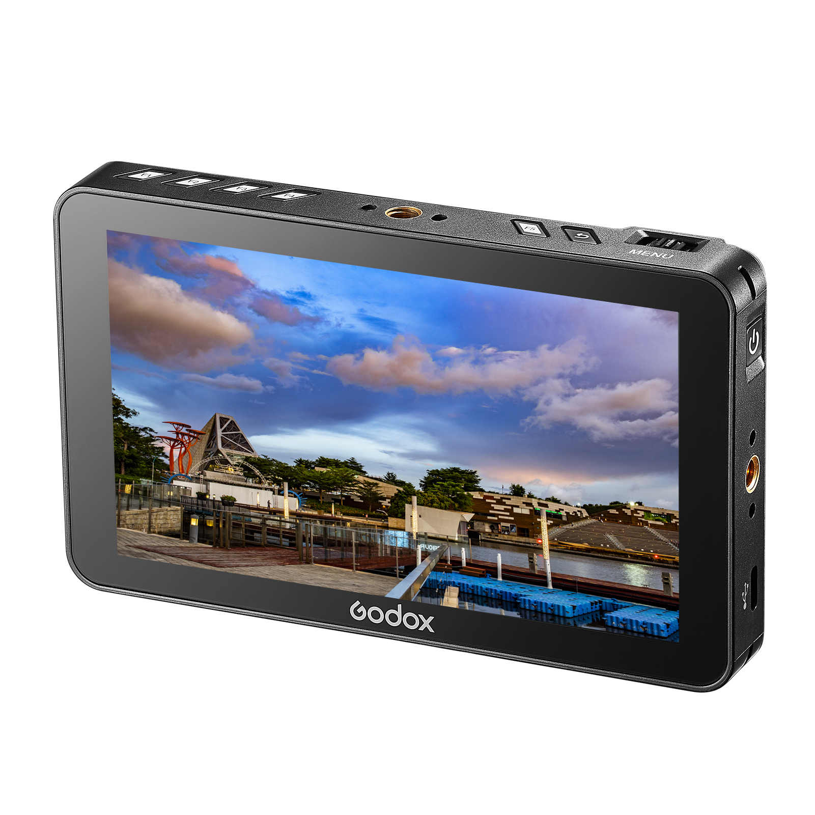 Camera Godox GM6S 5.5 Inch 4K Camera Monitor 1200nit Ultra-bright Video ...