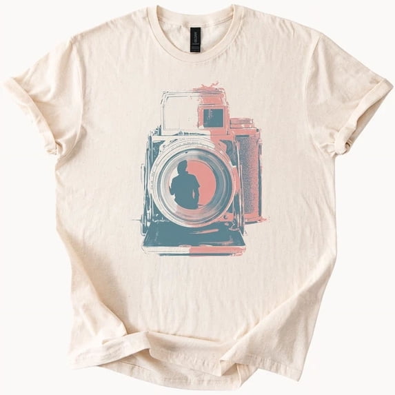 Camera Graphic TShirt Retro Photo Tee - Walmart.com