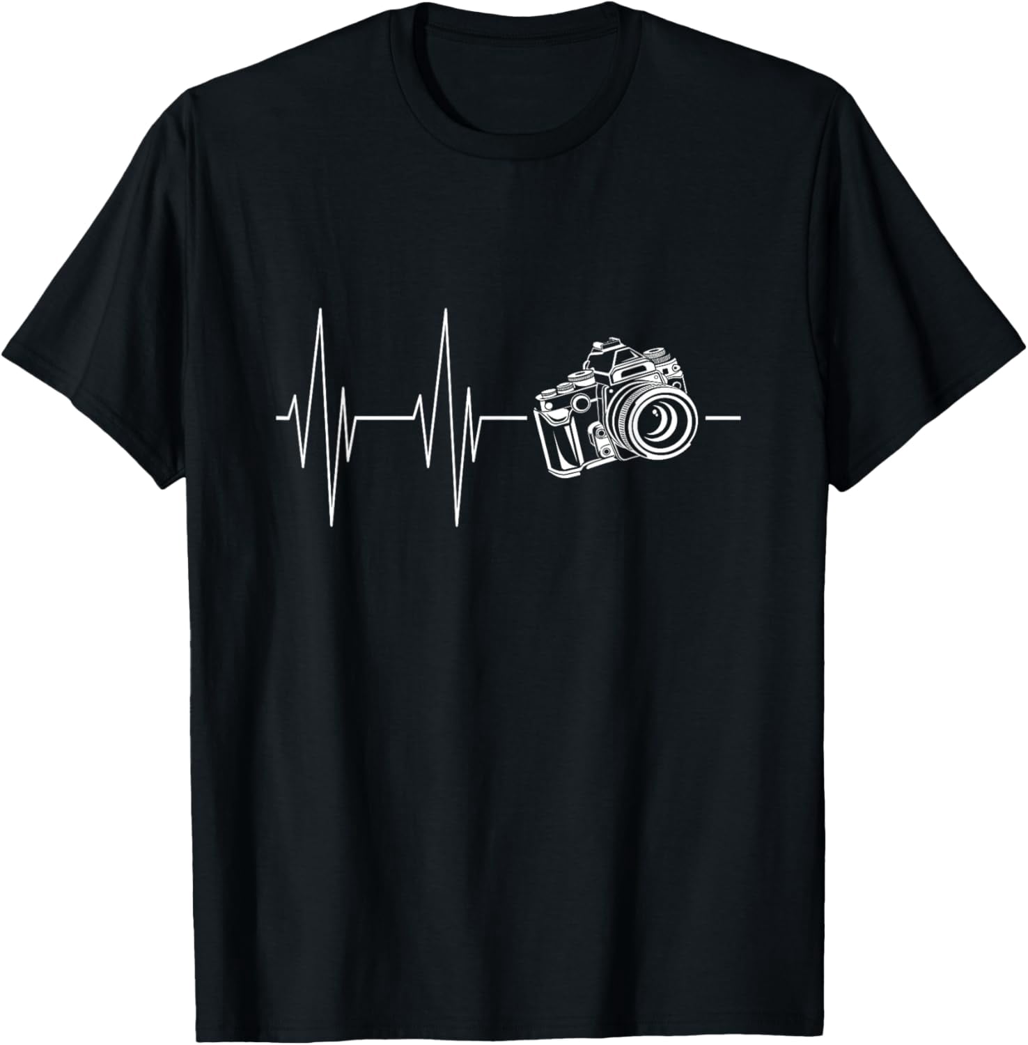 Camera Heartbeat Photography in the DNA T-Shirt - Walmart.com