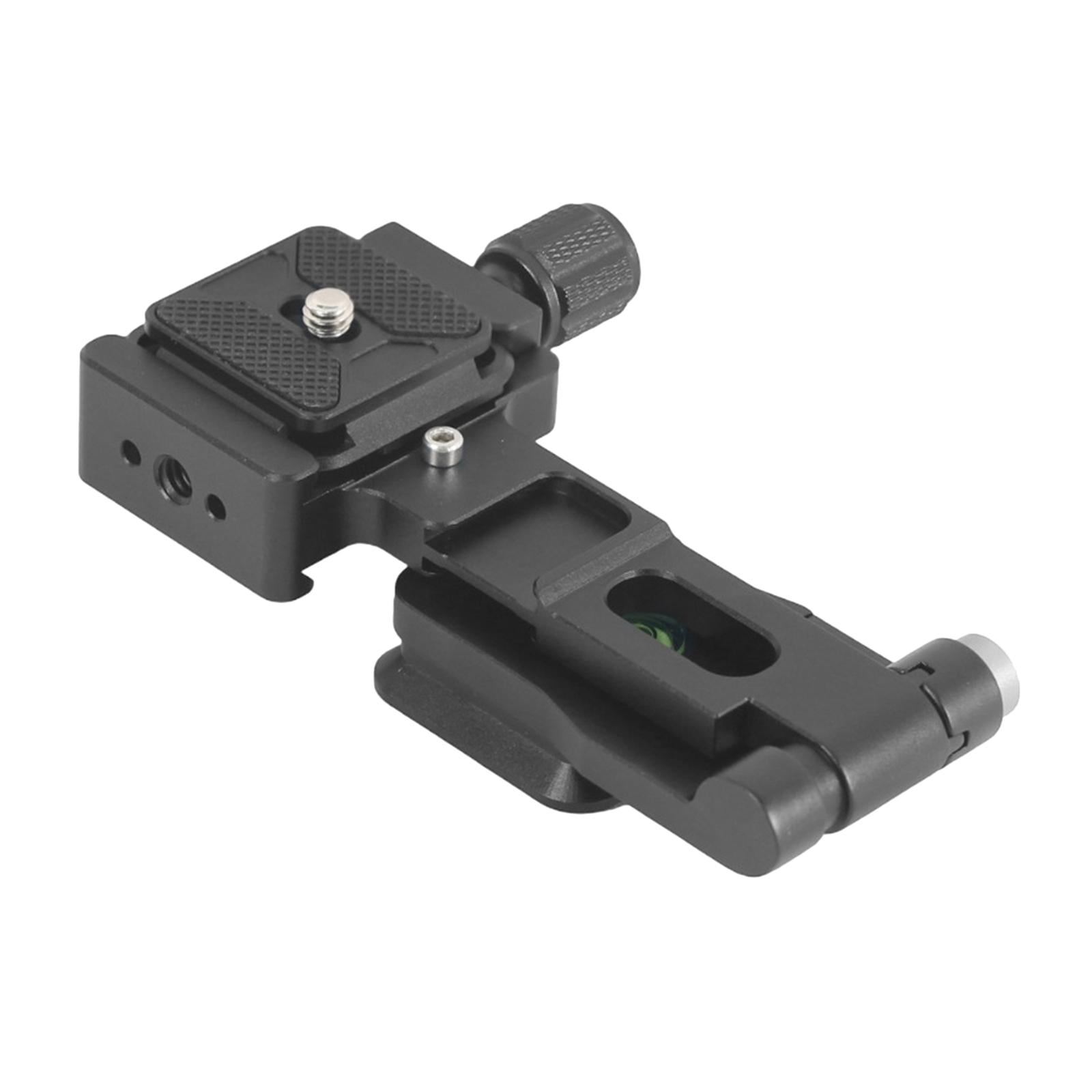 Camera L Bracket Tripod Quick Release Plate Mount Adapter with Foldable ...