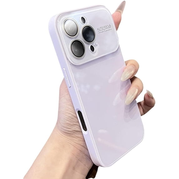 Camera Len Protection Phone Case for iPhone (Purple,iPhone 14 Pro ...